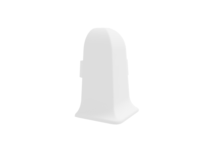 External Corner for PVC Skirting Trunking - Rockwell Building Plastics