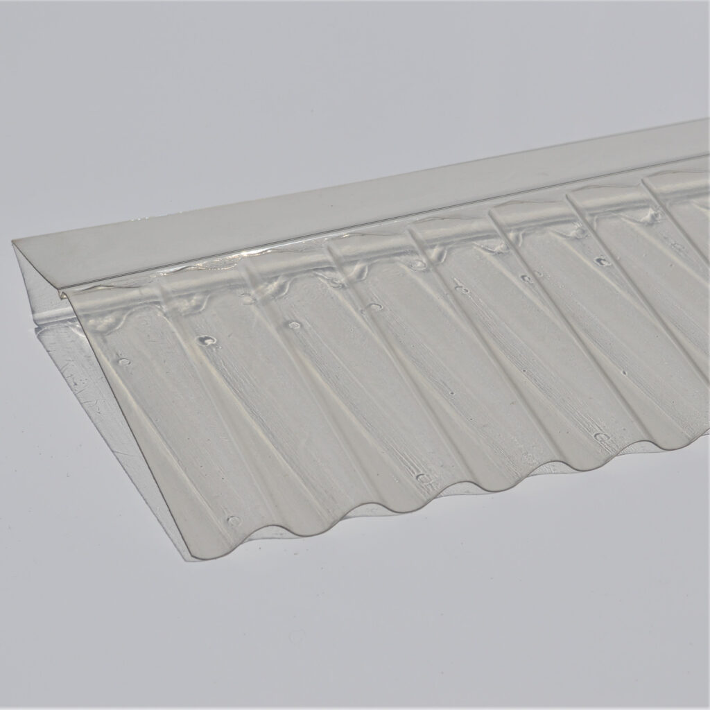 Clear Flashing for Mini Profile PVC - Rockwell Building Plastics