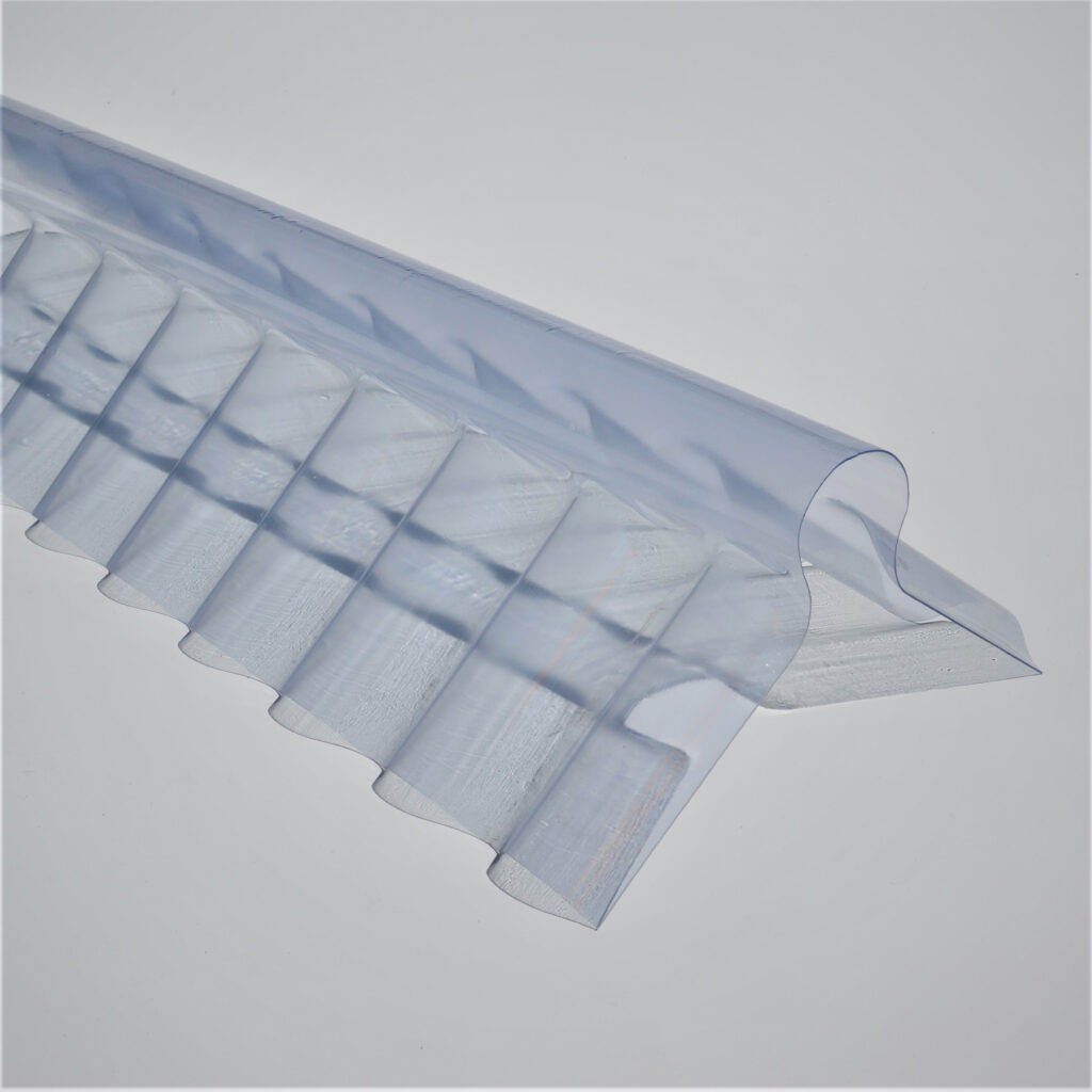 Clear Ridge Cap for Corrugated Asb Profile 3" PVC - Rockwell Building ...