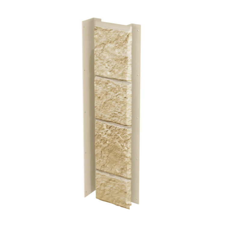 Universal Trim for Cream Sandstone Panels - Rockwell Building Plastics