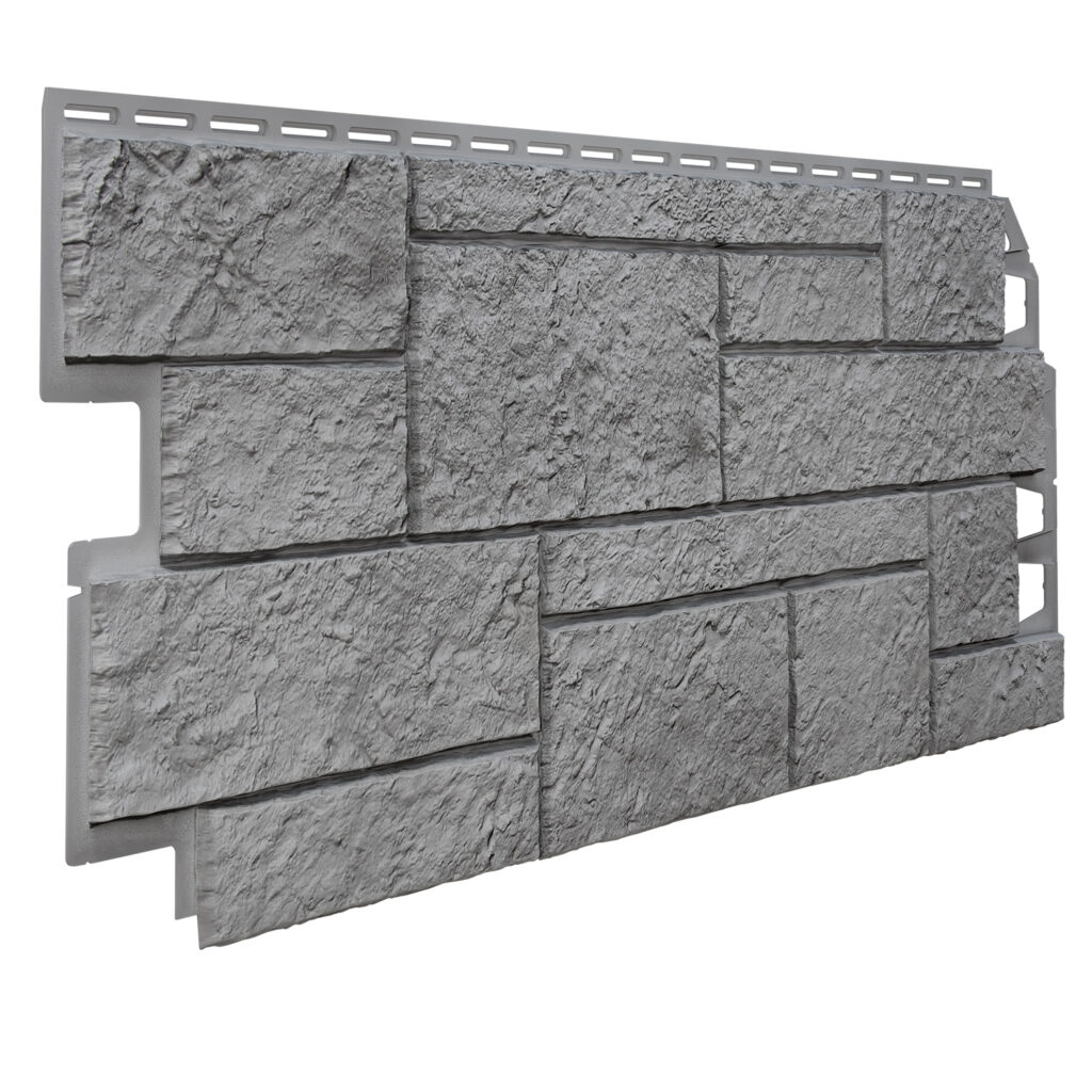 VOX Light Grey Sandstone Cladding Solid System - Rockwell Building Plastics