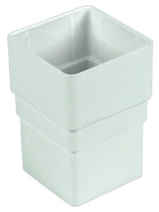 Floplast Square Pipe Socket - Choice of Colours - Rockwell Building Plastics